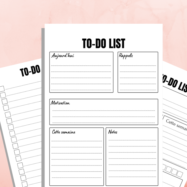 To-Do List à imprimer